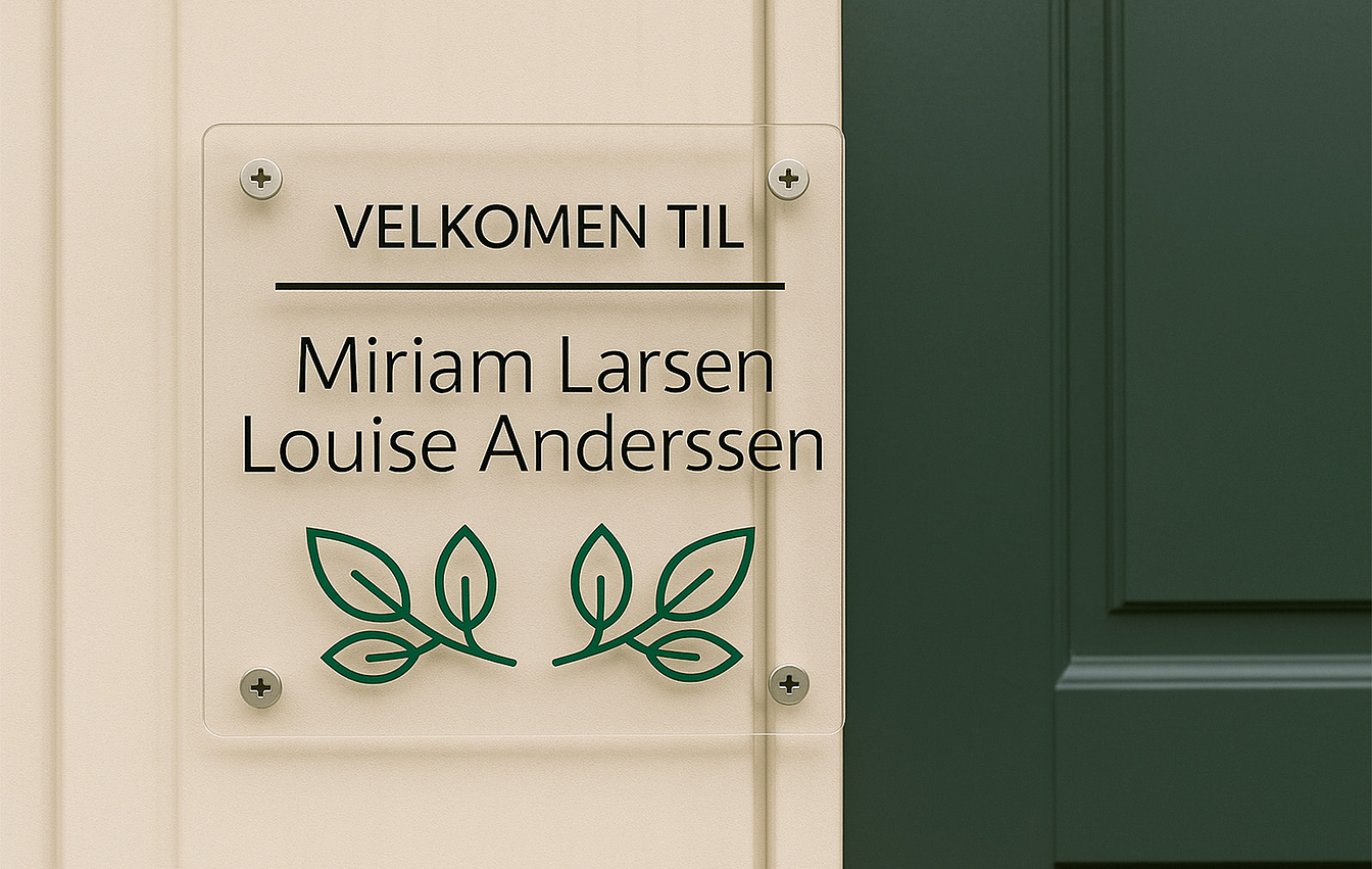 Design ditt eget skilt online - Skiltmax