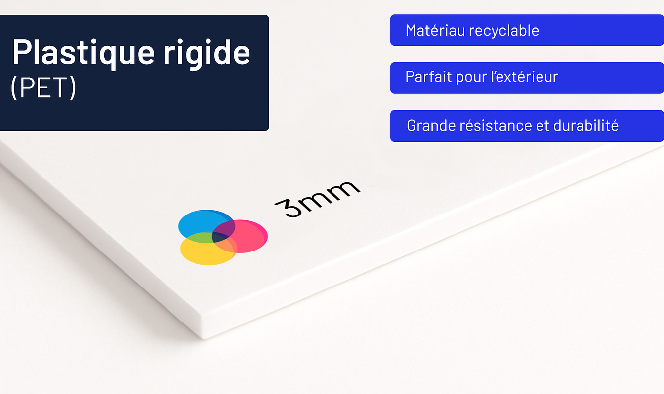 Plaque en PVC sur mesure - Plaqueomatic