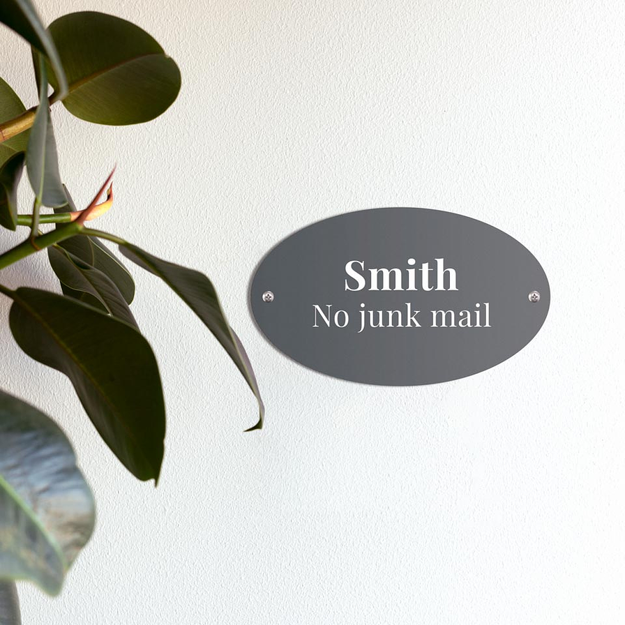 Custom plastic signs - Design personalised plastic plaques online ...