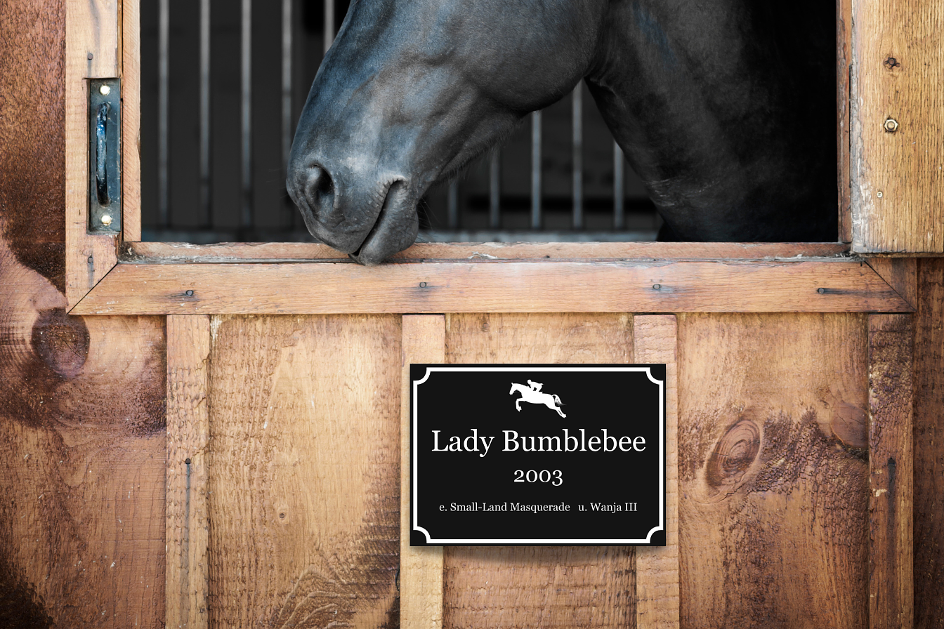 Custom stable signs – For doors & stables - Signomatic