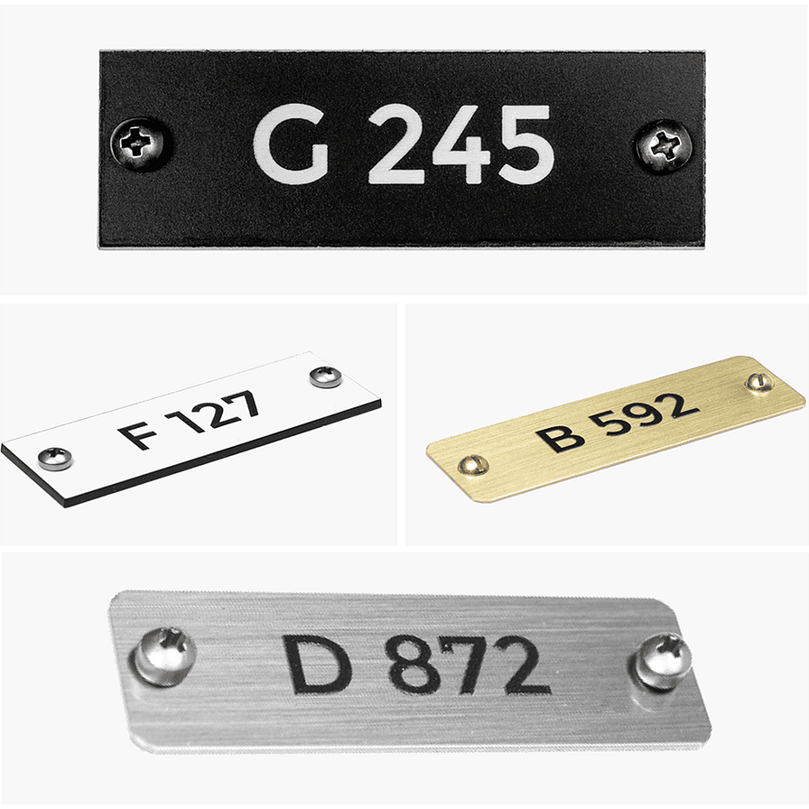 Plaques d'identification - Signomatic