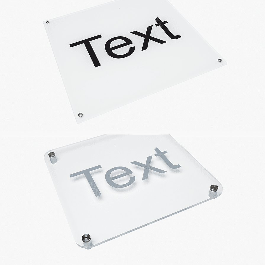 Acrylic signs - Design your own acrylic sign - Signomatic