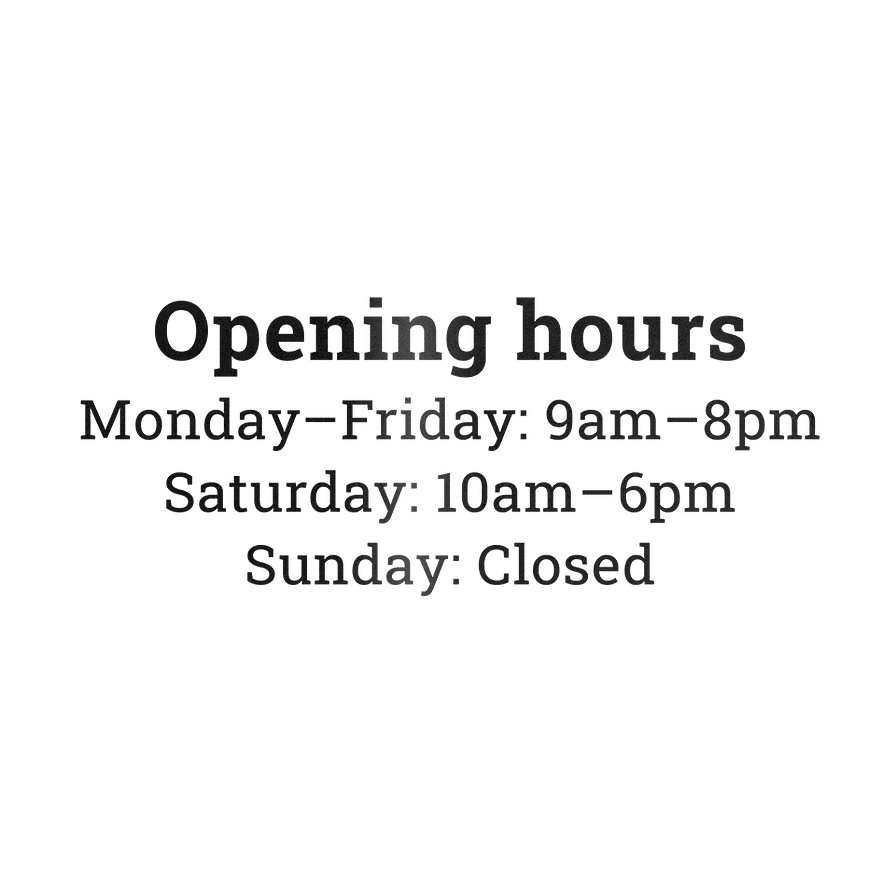 Vinyl Lettering – Self Adhesive Vinyl Letters - Signomatic