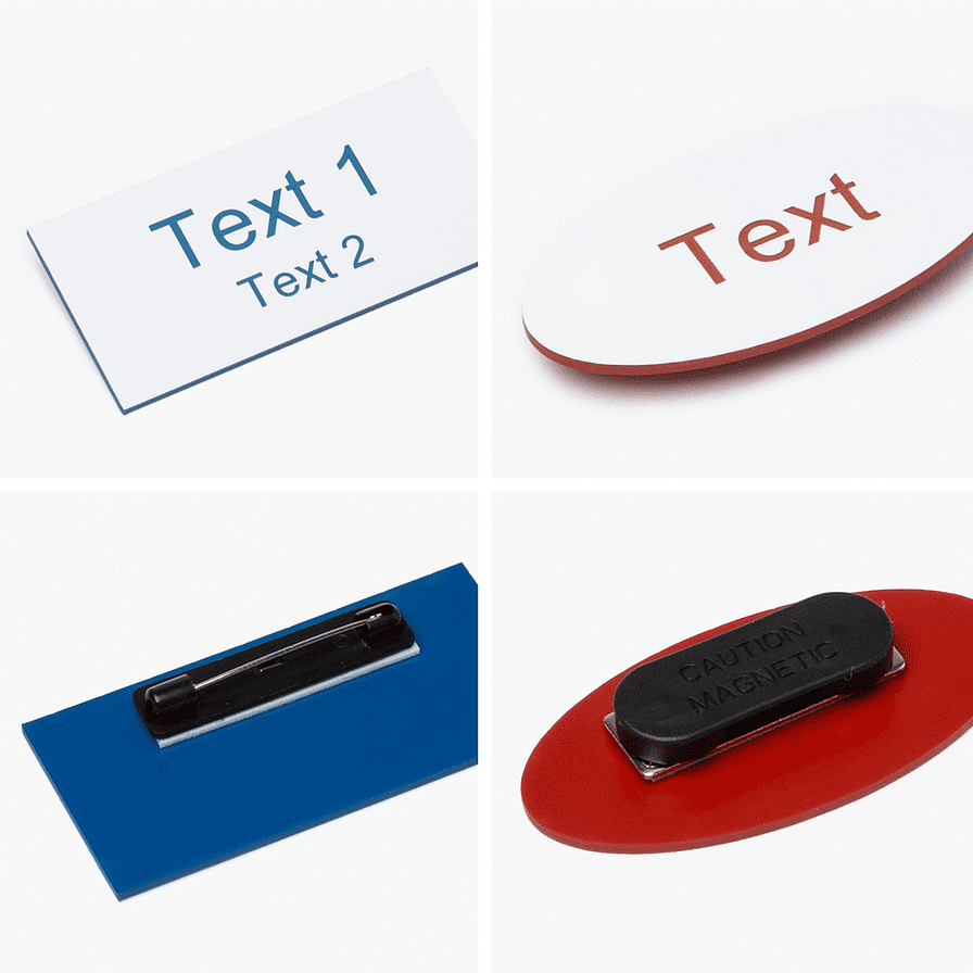 Custom Name Badges - Design Name Tags Online - Signomatic